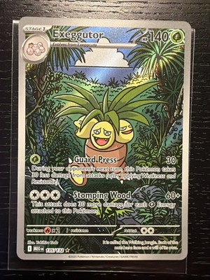 Exeggutor Pokemon • Illustration Rare • 135/132 Mega Evolution | eBay