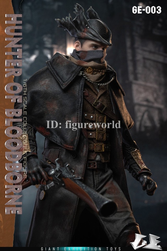 Pre-order Giant exhibition toys GE-003 1/6 Bloodborne Curse Hunter ...