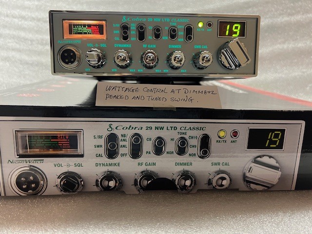 CUSTOM WATTAGE CONTROL! PERFORMANCE TUNED ! COBRA 29 NW NIGHTWATCH CB ...