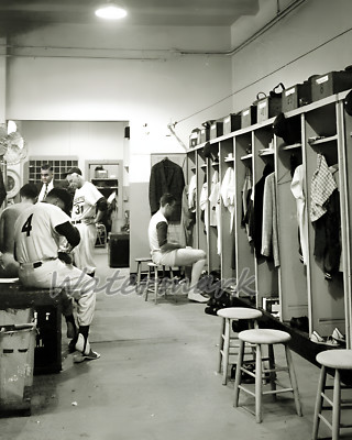 MLB 1957 Brooklyn Dodgers Clubhouse Ebbets Field Last Season 8 X 10 ...