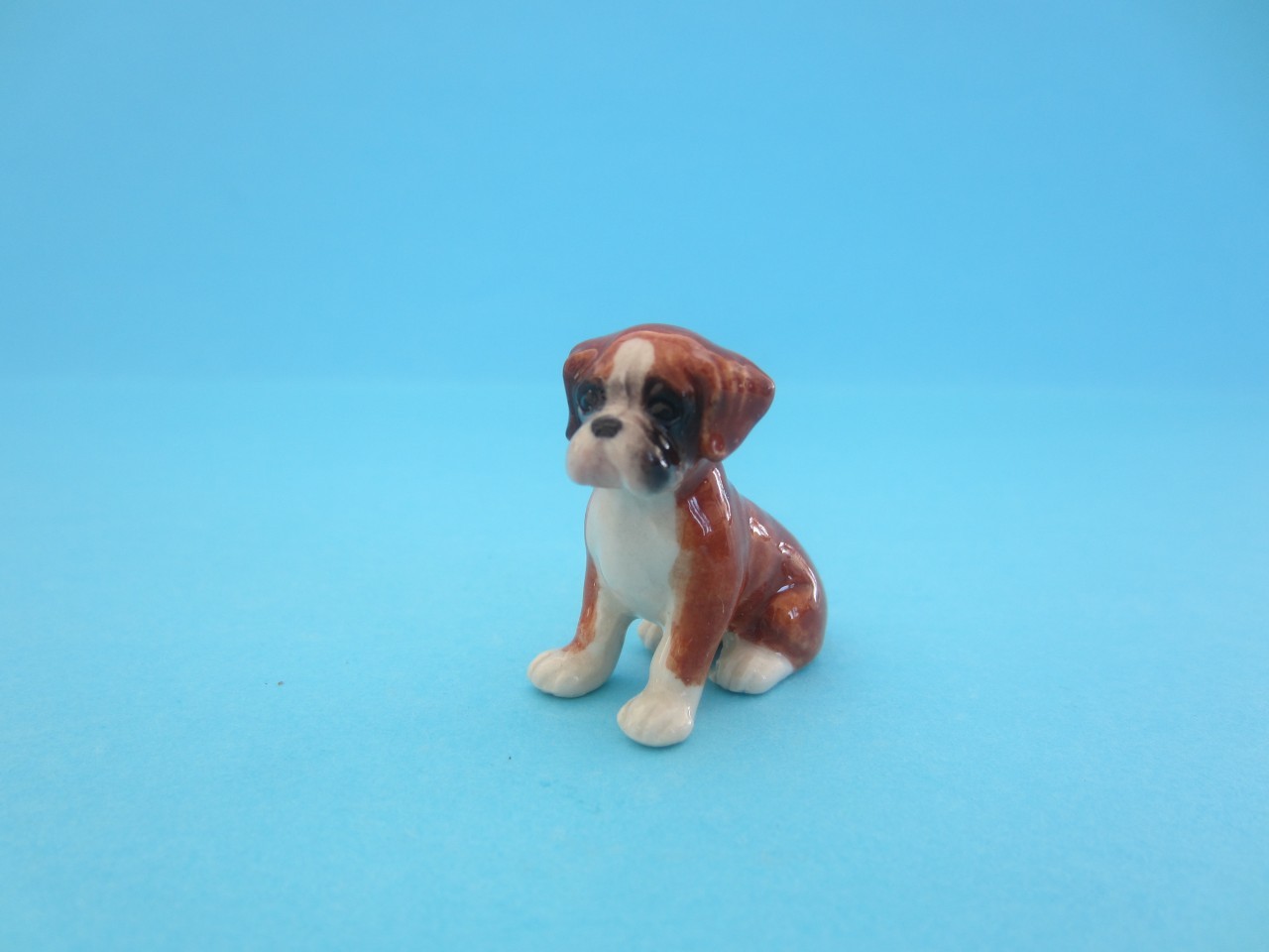 LITTLE CRITTERZ "BUDDY" BOXER PUPPY DOG FIGURINE SO CUTE WITH BOX *MINT ...