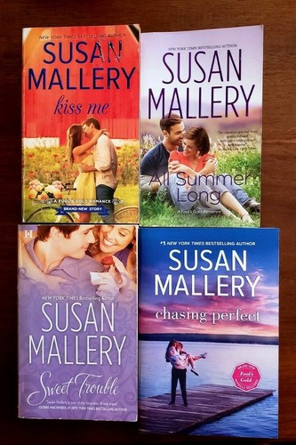 4 Susan Mallery books-Kiss Me, Chasing Perfect, Sweet Trouble, All ...