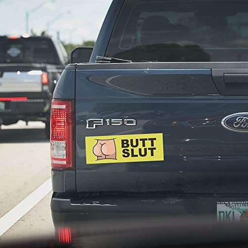 Funny Prank Magnet Bumper Sticker 12-Pack- Magnetic Bumper Decal Bumper ...