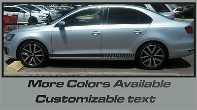 Rocker Panel Vinyl Graphics Decals Side Stripes Fits Volkswagen Jetta ...
