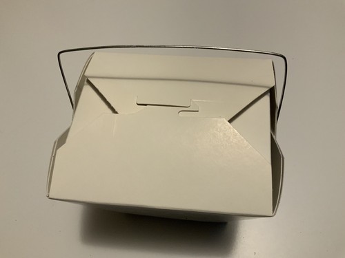 25 WHITE Chinese Take Out Box 26 oz Food Pail Party Favor Wedding Candy ...