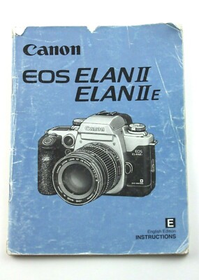 Canon EOS ElanII and Elan IIE Genuine Original User Manual ...