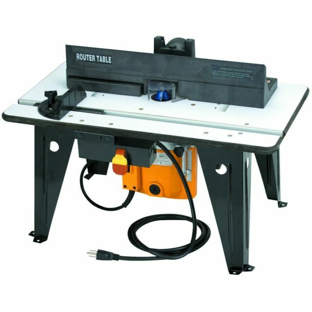 Chicago Electric 95380 Bench-Top Router Table with 1-3/4 HP Router for ...