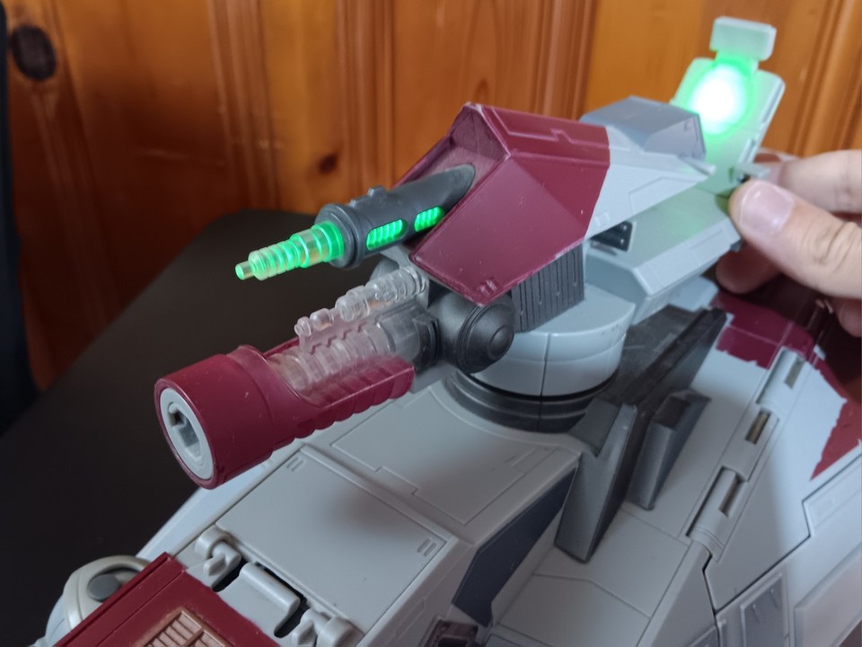 AT-TE Walker Lights And Sound Tested Star Wars Clone Wars Hasbro 2008 ...