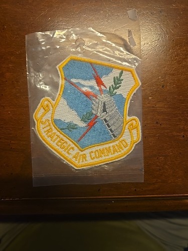 USAF AIR FORCE MILITARY PATCH SAC STRATEGIC AIR COMMAND 1980s | eBay