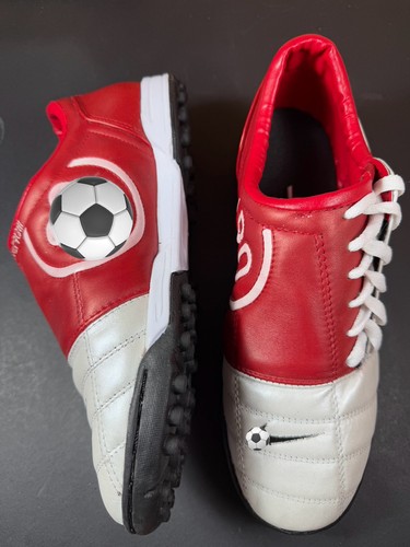 HAND MADE SOCCER SHOES T90 TURF LEATHER N0T 0R1G1N4L ORDER HALF SIZE UP ...