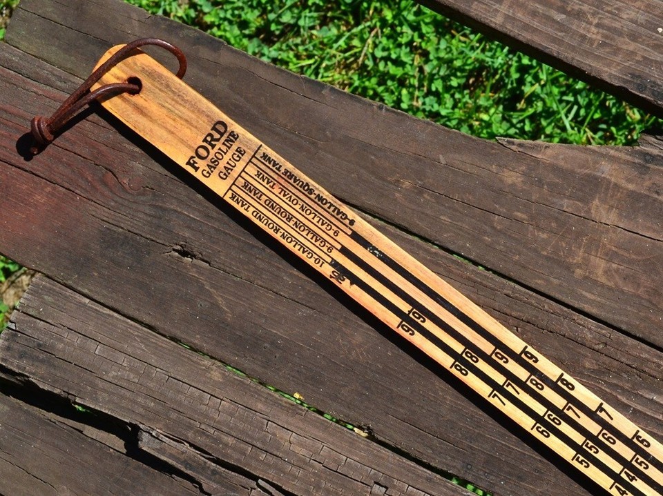 Ford Wooden Gasoline Gauge - Gas - 1926 Model T - Measuring Stick ...