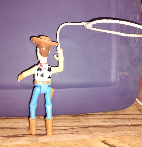 Vintage 1996 Toy Story Woody Lasso Cowboy Burger King Kids Club Action ...