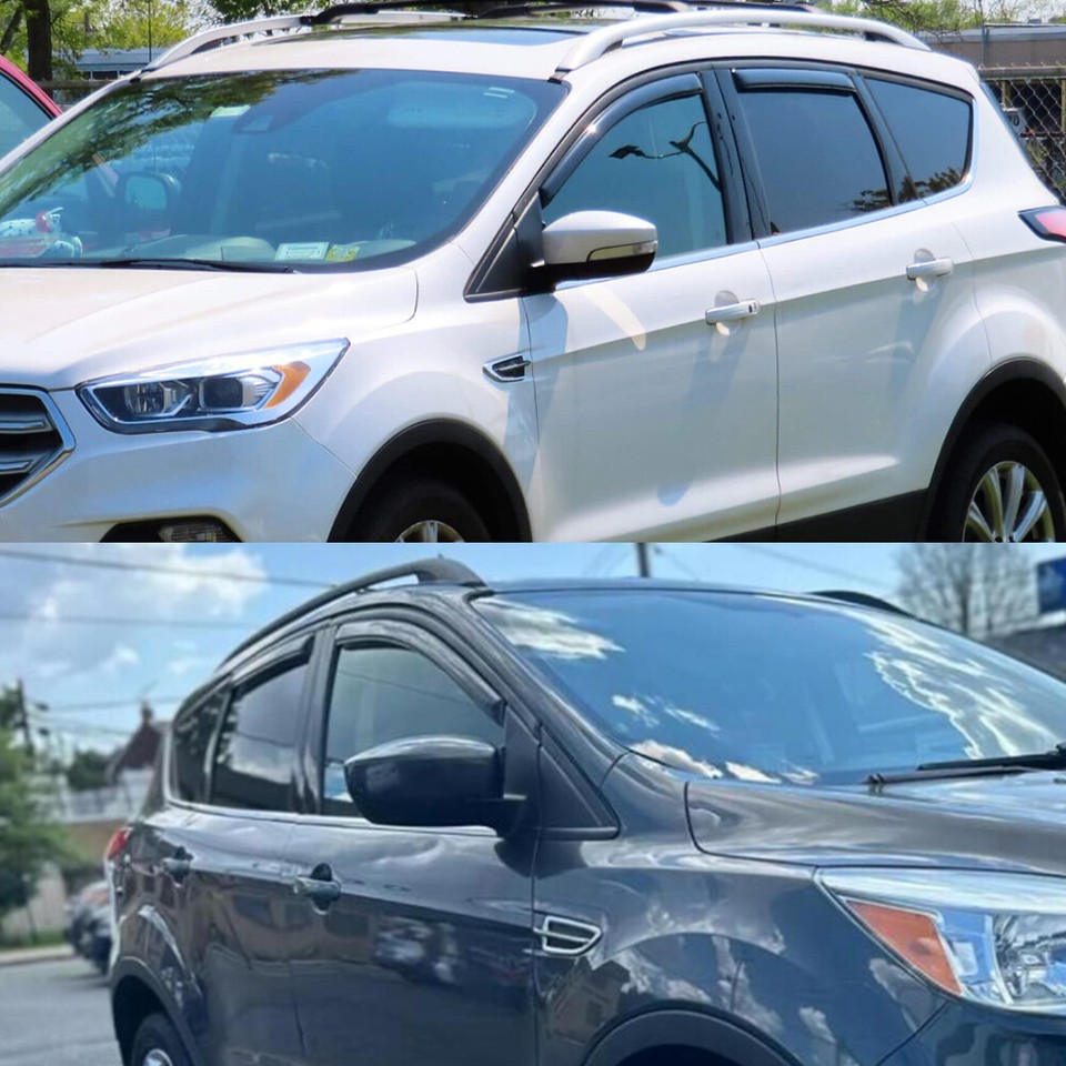 IN-CHANNEL Smoke Window Visors Sun Vent Rain Guard Fit for 2013-2019 ...