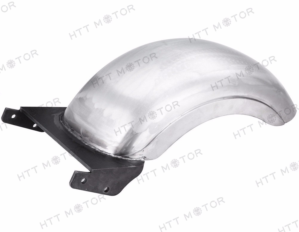 9" REAR CUSTOM FENDER Fit 180-200 WIDE TIRE STRUTLESS For HARLEY ...