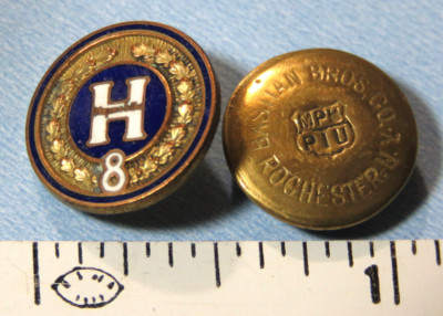 Hupmobile 8 Pin Badge Vintage Bastian Bros Screw Type | eBay