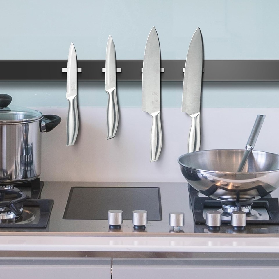 6 Pack Super Strong Bar Magnets Heavy Duty, Large Flat Magnetic Strips ...