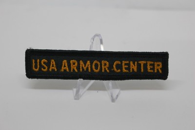 Army USA Armor Center Tab Patch, Sew On, New | eBay