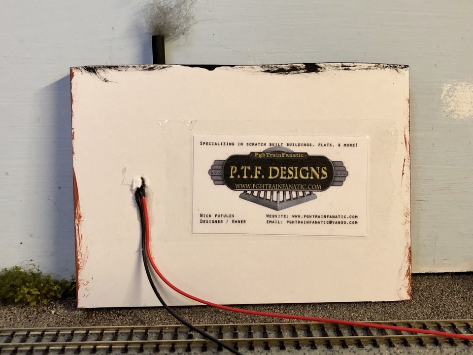 N Scale Brewery Building Flat 🍻 Industrial Front 3D Background w/ LED ...