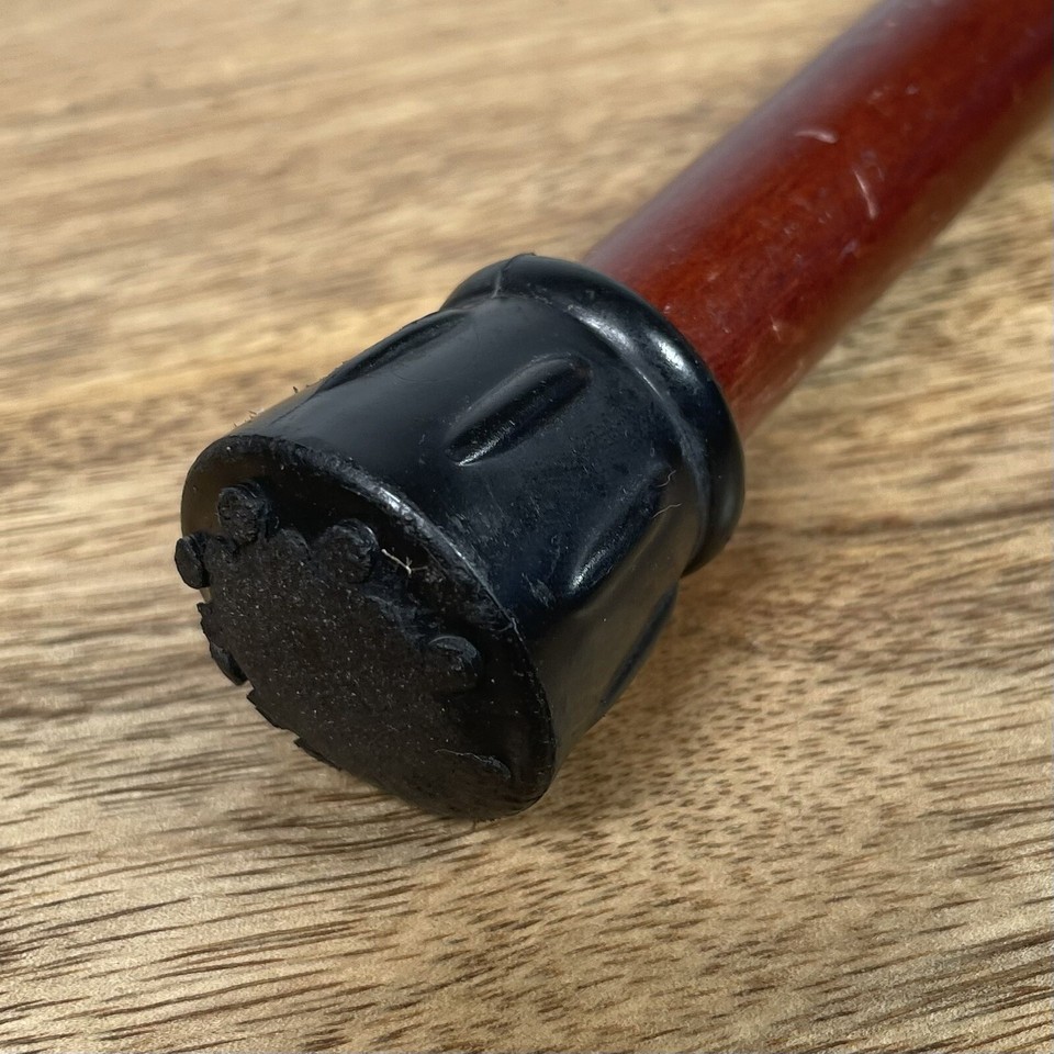 Vintage Walking Stick Brass Handle Wooden Cane Assist Victorian Style ...