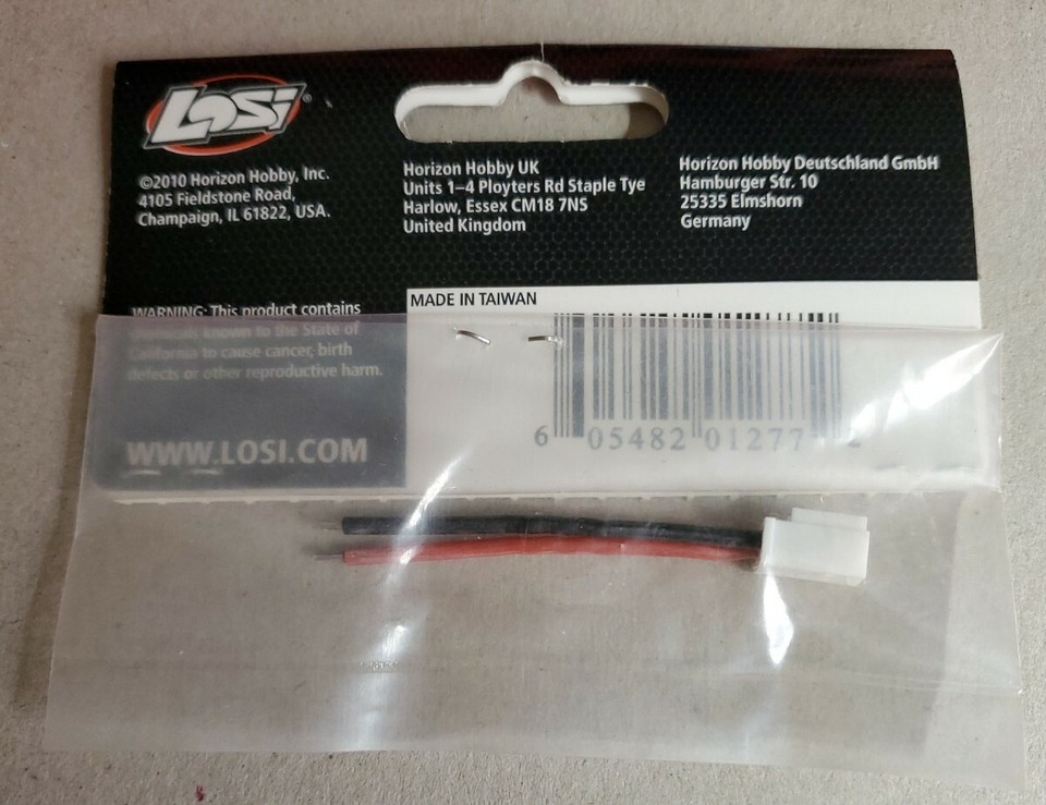 Losi Mini-T Battery Connector with Wires LOSB1205 | eBay