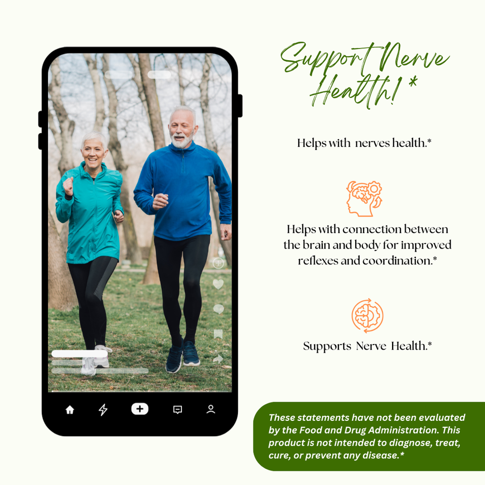 Neuro Pure Advanced Nerve Formula Supports Brain Health & Function - 60 ...