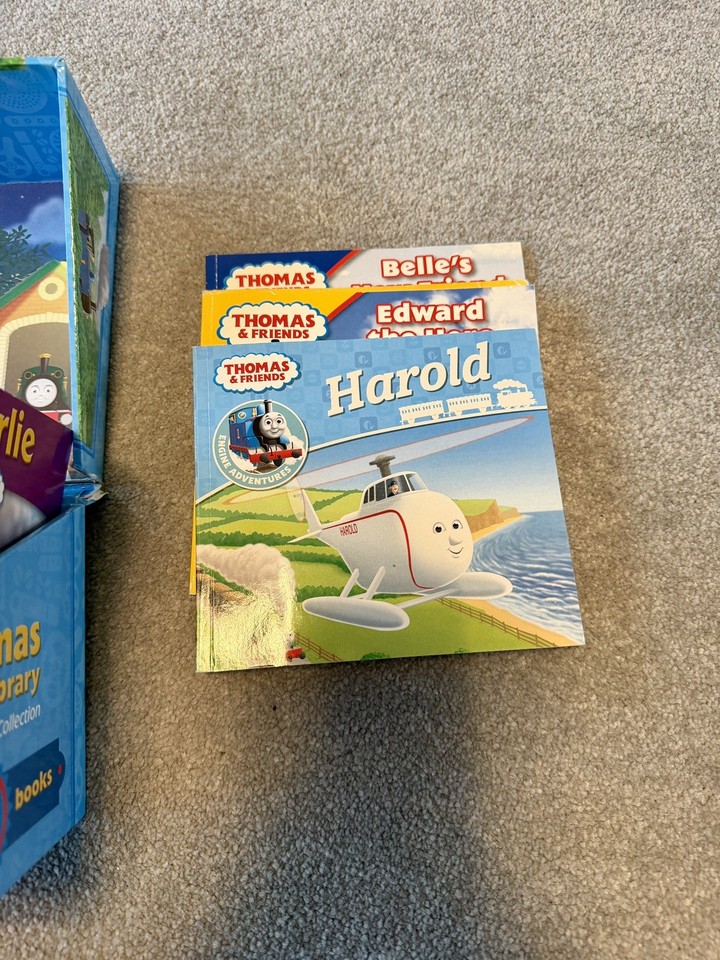 RARE THOMAS & FRIENDS MY THOMAS STORY LIBRARY 65 BOOKS & FLIP TOP ...