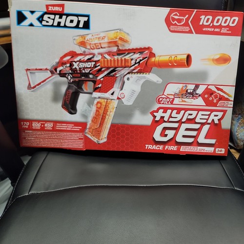 XSHOT Hyper Gel Trace Fire Blaster, Outdoor 10,000 Hyper Gel Pellets ...