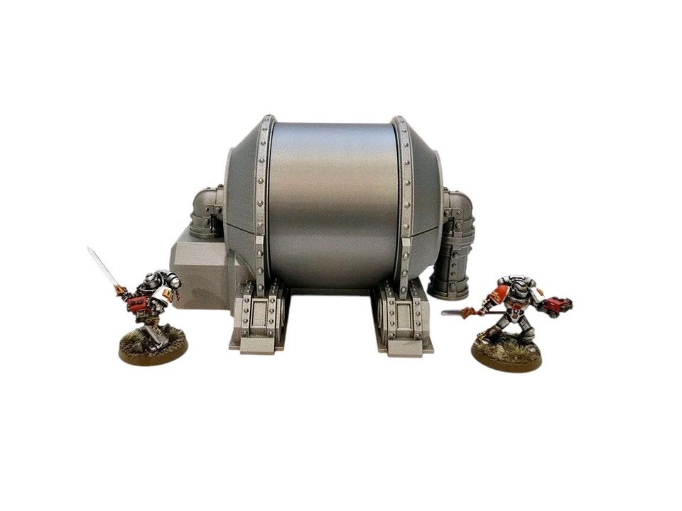 3d Printed Terrain Industrial SciFi Storage Tank Perfect For 40K Or ...