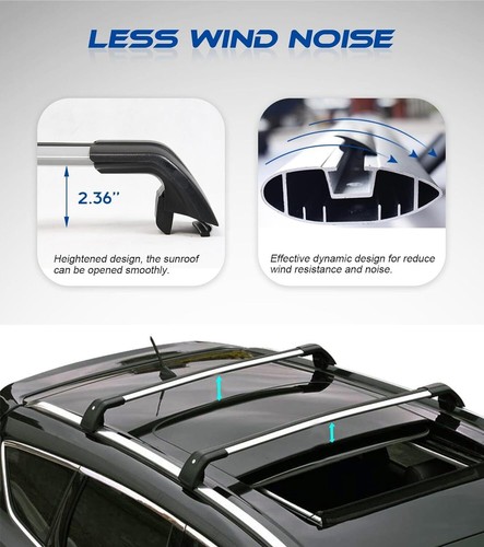 Lockable Roof Rack Cross Bars for Lexus RX RX350 RX350L RX450h RX450hL ...