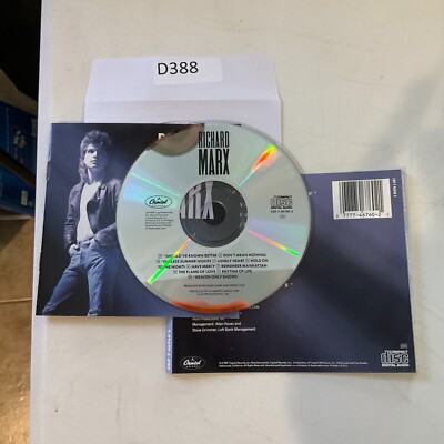 Marx, Richard : Richard Marx CD No Case No Tracking #D388 | eBay