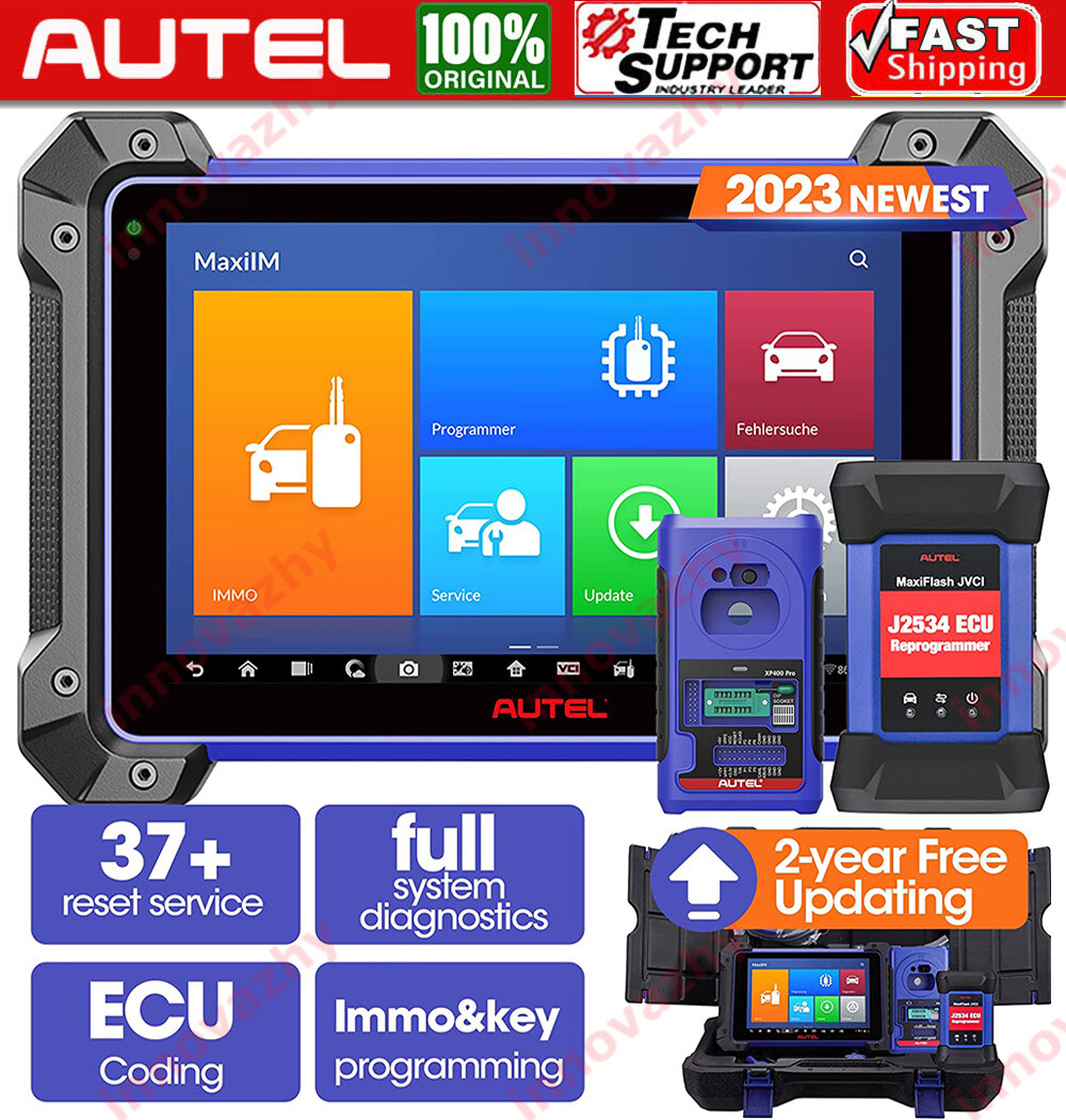 2023 Top IMMO Key Fob Programming Tool Autel MaxiIM IM608 PRO 2-Year ...