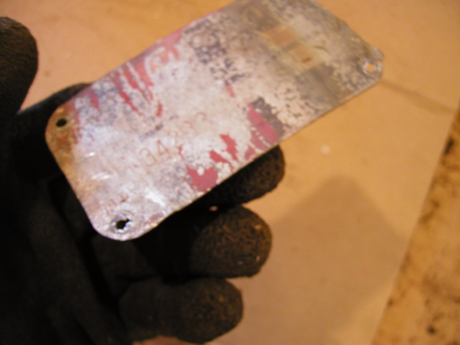 1960 Farmall 560 Rowcrop tractor Original IH Serial Number tag #34233 ...