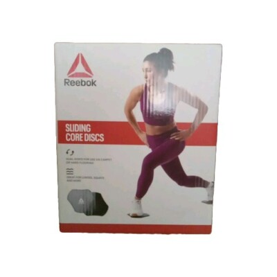 Reebok Core Sliding Discs - Dual Sided Workout Sliders for Carpet ...