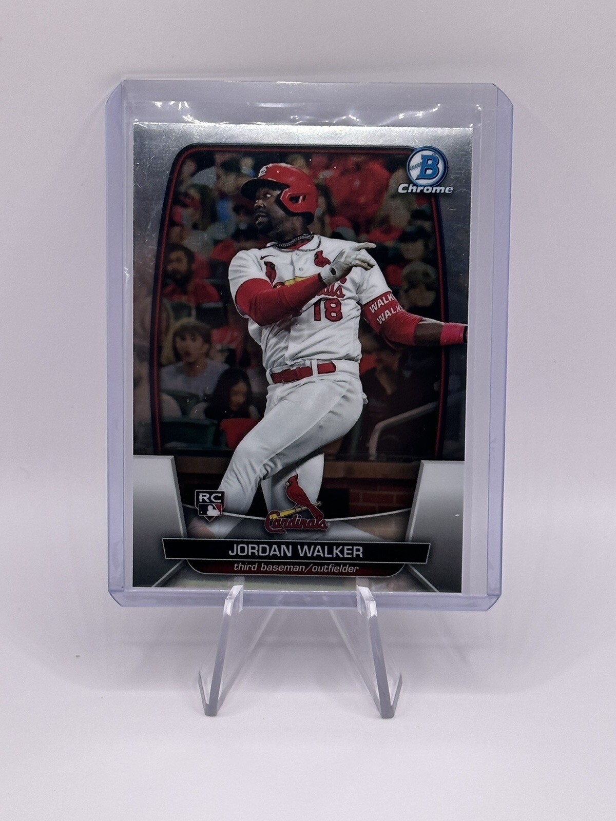 2023 Bowman Chrome Jordan Walker Rookie Card RC #18 St. Louis Cardinals ...
