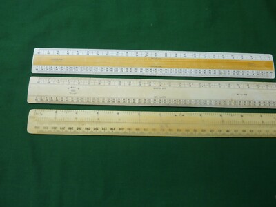 SET OF THREE RULERS - 2 VERULAM RULERS AND ONE OTHER RULER | eBay UK