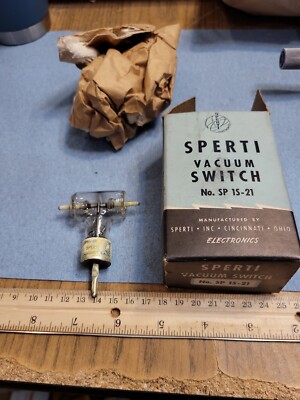 VINTAGE WWII ERA USN SPERTI VACUUM TUBE SWITCH SP 1S-21 **NEW IN ...