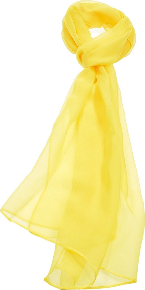 Women's Solid Chiffon Scarf Silk Blend Light Fresh Wrap Yellow | eBay