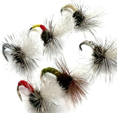 Fly fishing trout KLINKHAMMER dry flies. MULTI VARIETIES BARBED or ...