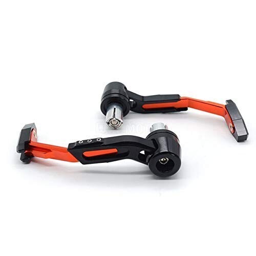 Adjustable Brake Clutch CNC Lever Protector Guard (Orange) For KTM Duke ...