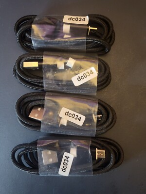 3Ft Micro USB Cable. Set of 4. | eBay