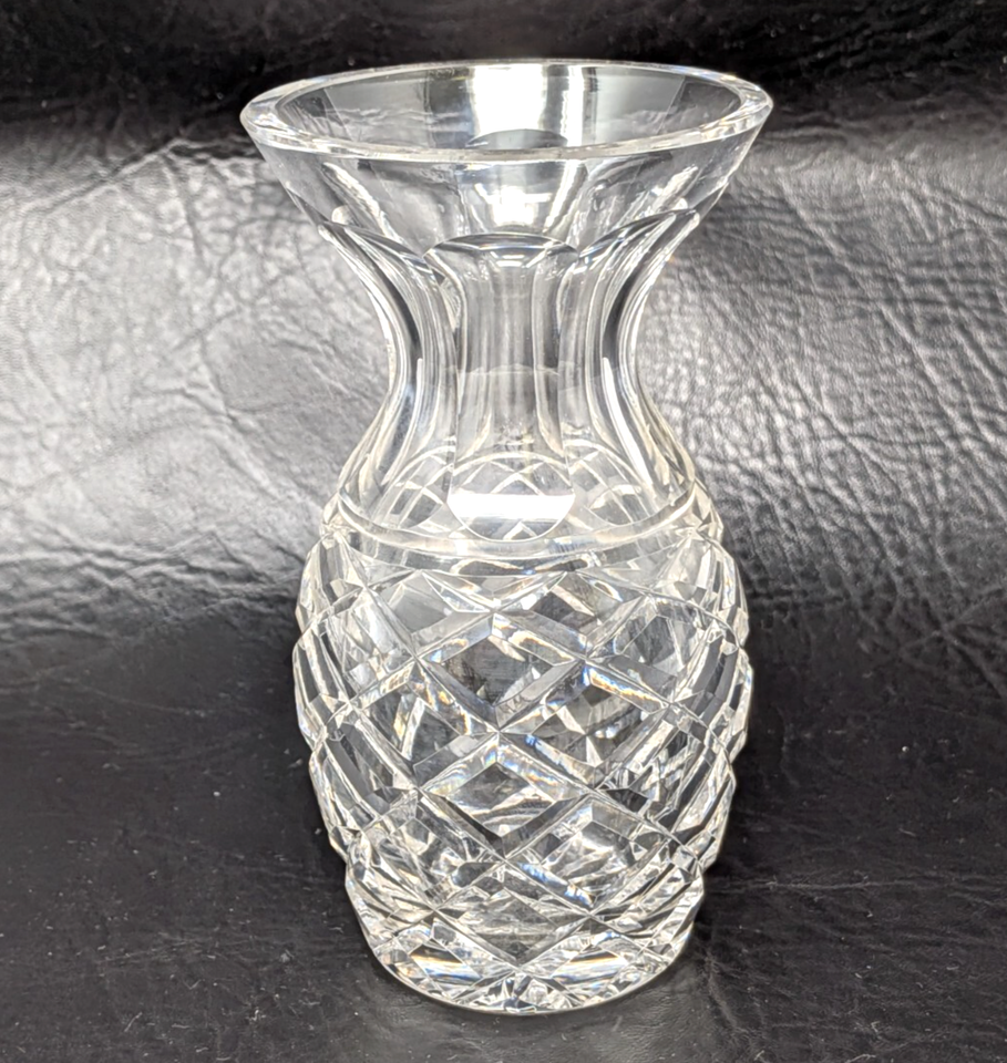 Vintage Waterford Crystal Small 5 1/2" Posy Violet Flower Bud Flared ...