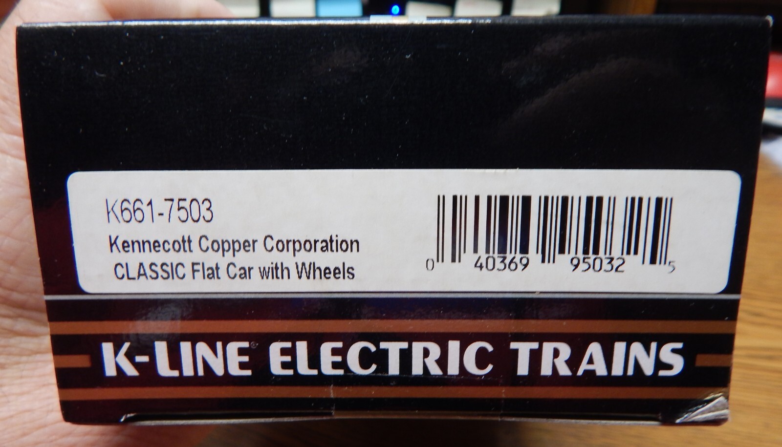 K-LINE K661-7503 KENNECOTT COPPER FLAT CAR W/WHEELS NEW IN SEALED BOX O SCALE | eBay