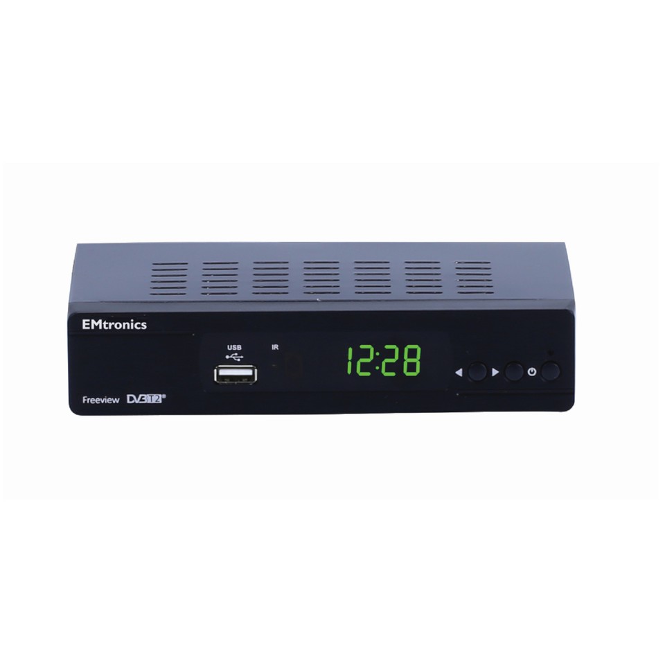 EMtronics Freeview Box Set-Top Digibox with Full HD Channels, HDMI, USB ...