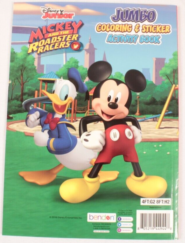 Disney Junior Jumbo Coloring and Sticker Activity Book Over 200 ...