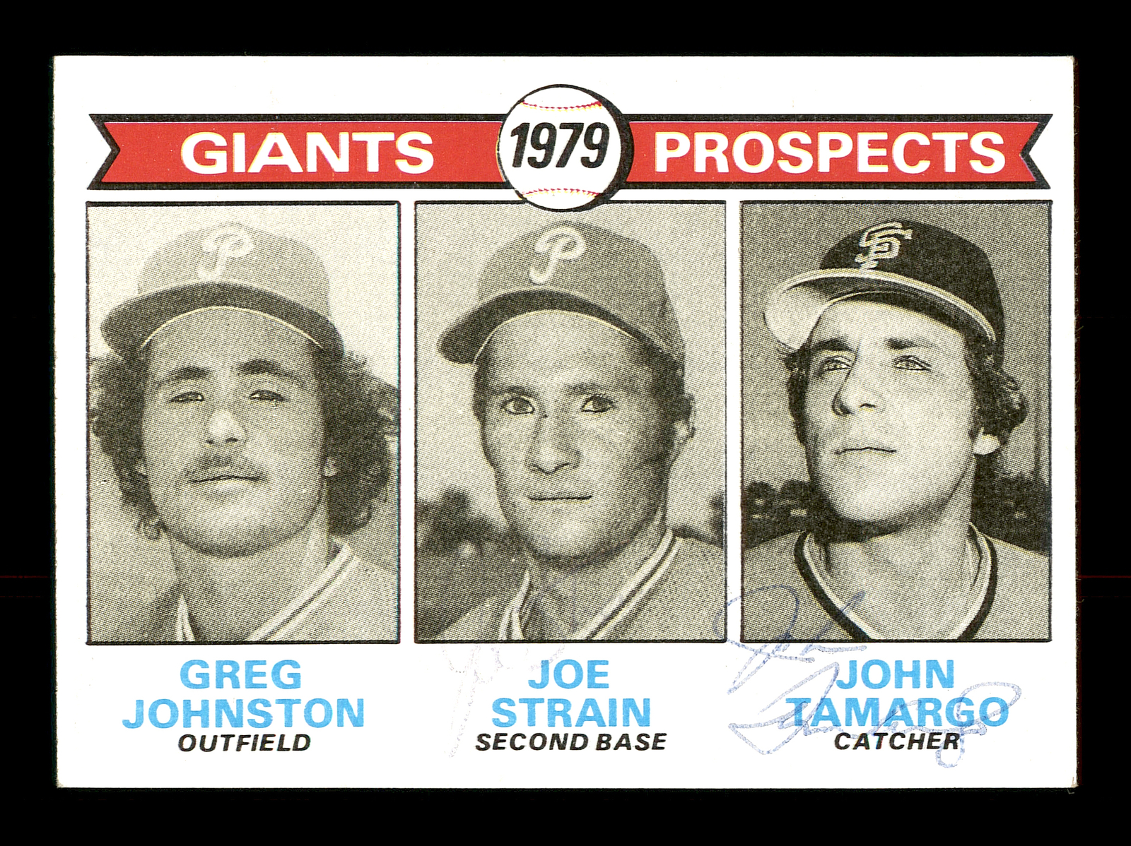 Joe Strain & John Tamargo Autographed 1979 Topps Rookie Card #726 ...