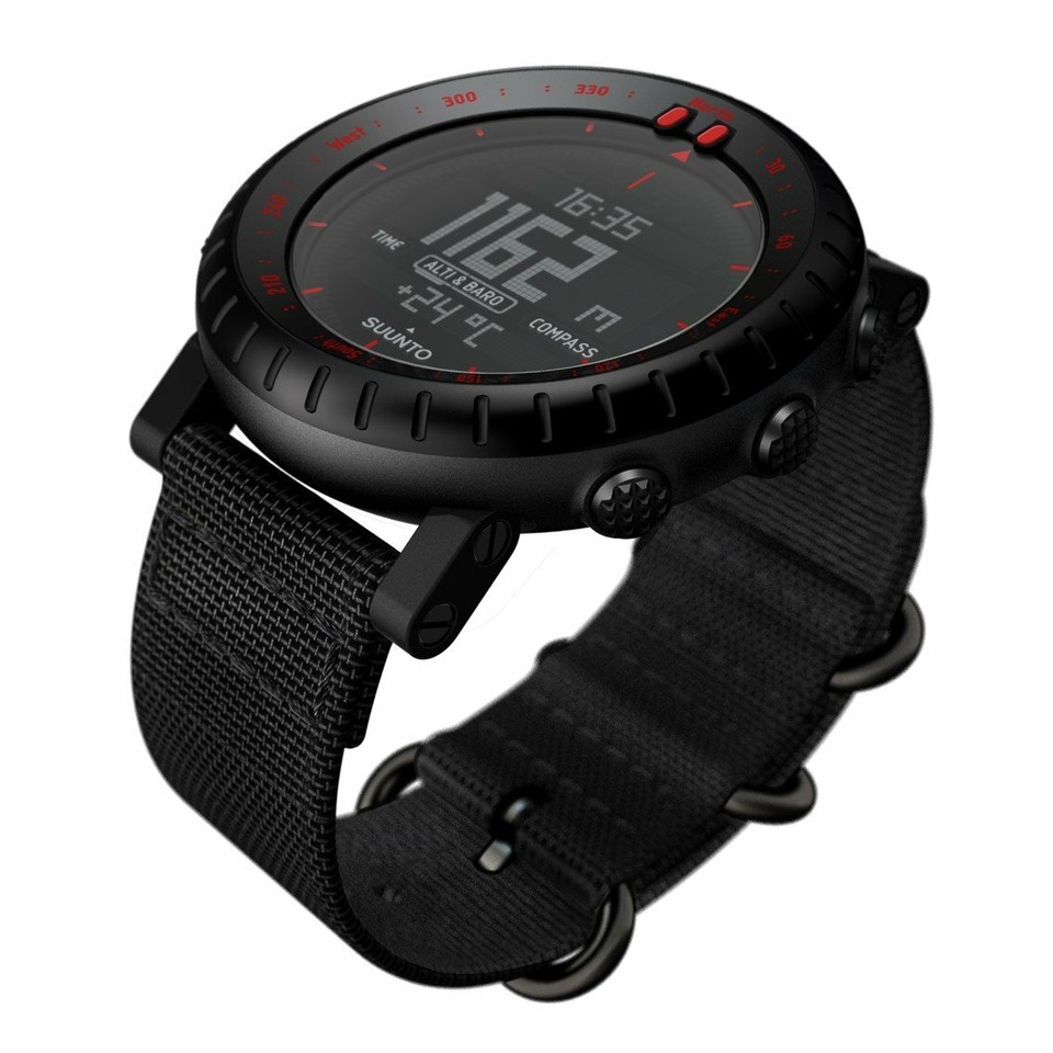 SS023158000 Watch Black Red 3ATM azimuth Altitude Depth Atmosphere ...