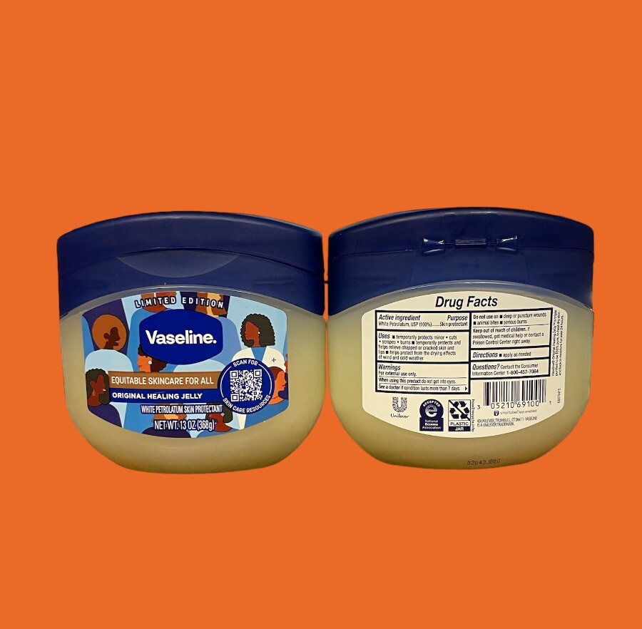 Vaseline Equitable Skincare For All Original Petroleum Healing Jelly ...