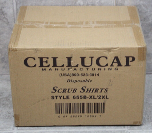 CELLUCAP 30 PACK SCRUB SHIRTS STYLE 655B-XL/2XL NIB | eBay