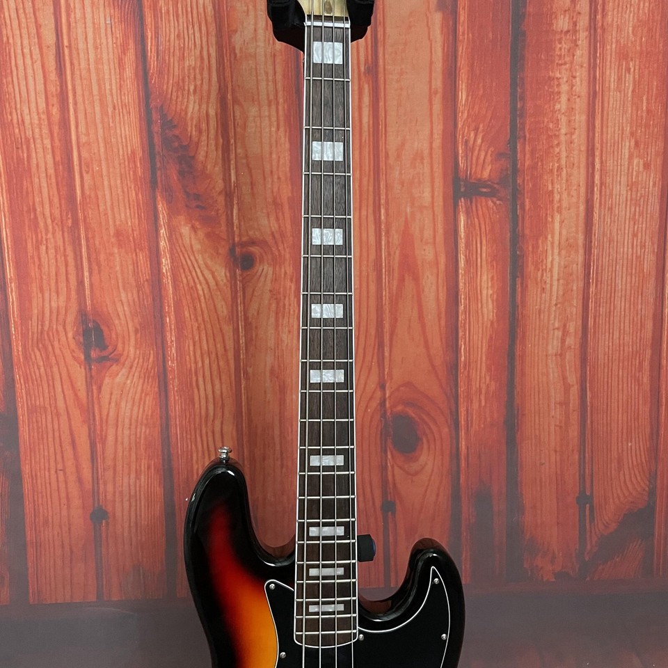 Custom 4 strings Solid Body Jazz Electric Bass Basswood Body Rosewood ...