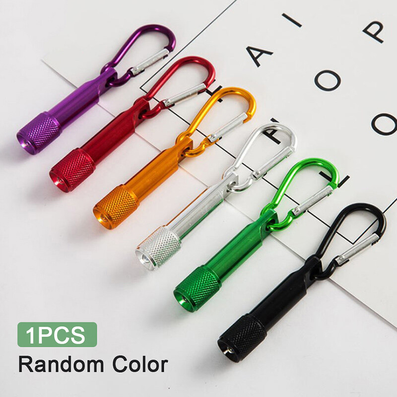 Mini Torch Keychain Pendant With Battery Portable Small Led Flashlight ...